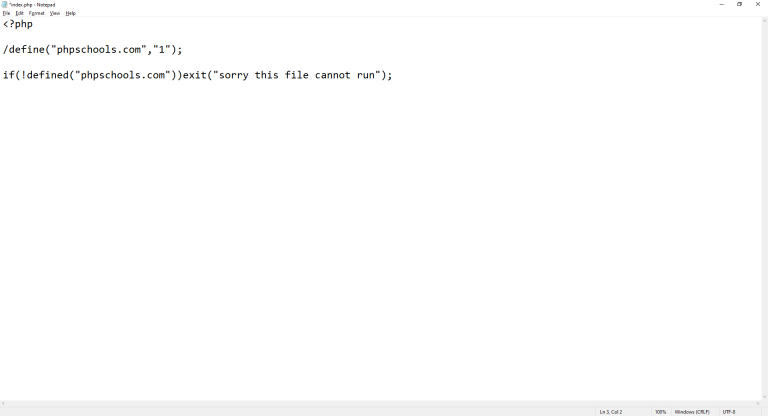 PHP Constants and define